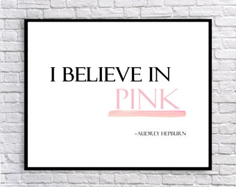 Believe in Pink - Etsy