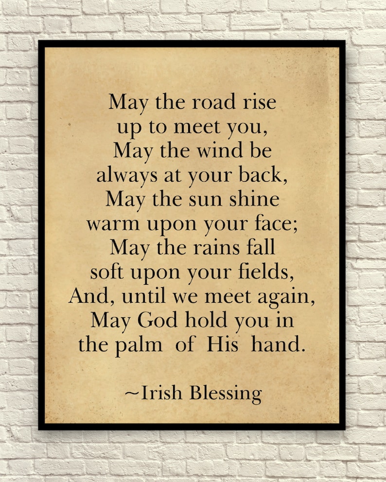 Irish Blessing Gaelic Blessing Apache Blessing Poem Custom Etsy UK irish-blessing-gaelic-blessing-apache-blessing-poem-custom-etsy-uk
