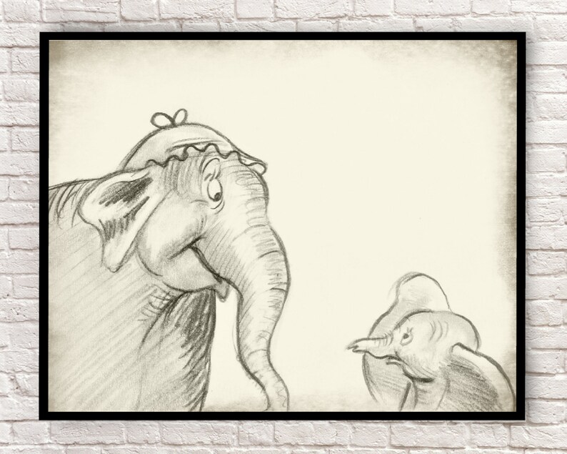 Dumbo Dumbo Wall Art Dumbo Art Prints Vintage Dumbo Prints | Etsy