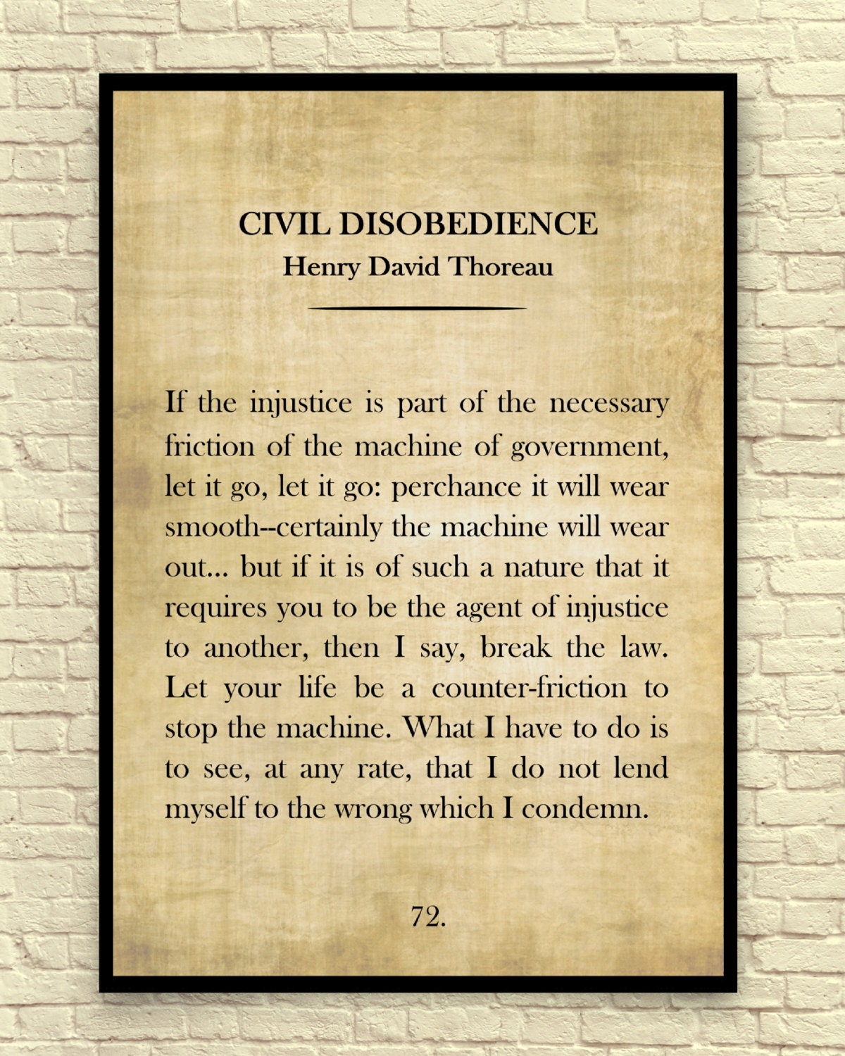 Civil Disobedience Thoreau