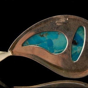 Vintage Jay King Chinese Larimar 925 Sterling Pendant - Etsy