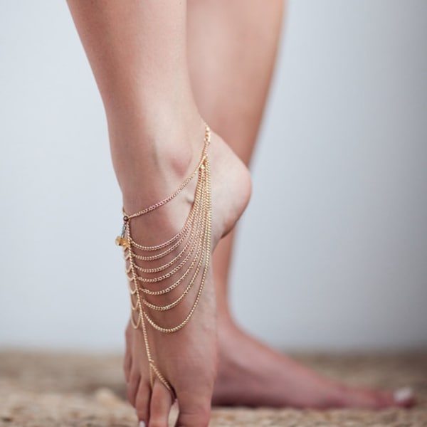 Wedding Foot Jewelry - Etsy