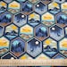 Flannel Fabric - Scenic Wilderness Geo Framed - by the Yard - 100% ...