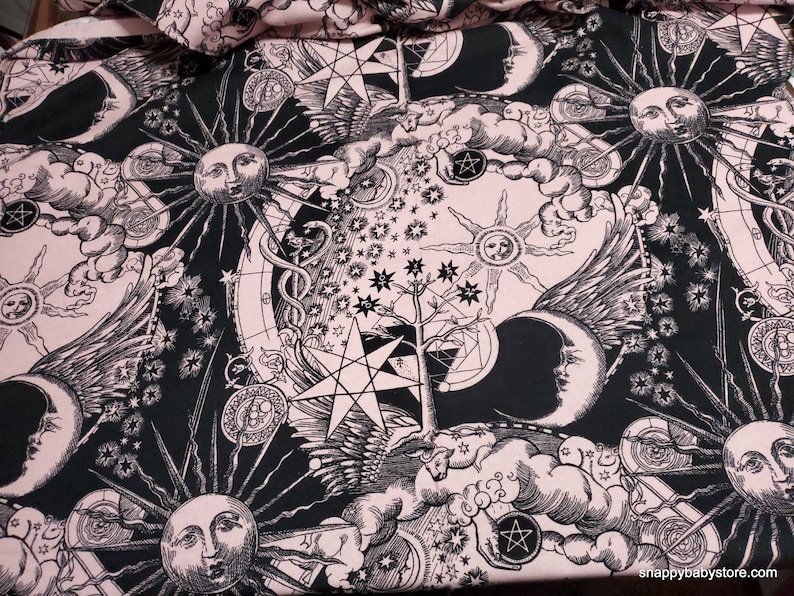 Flannel Fabric Make Your Own Magic Celestial by the Yard - Etsy