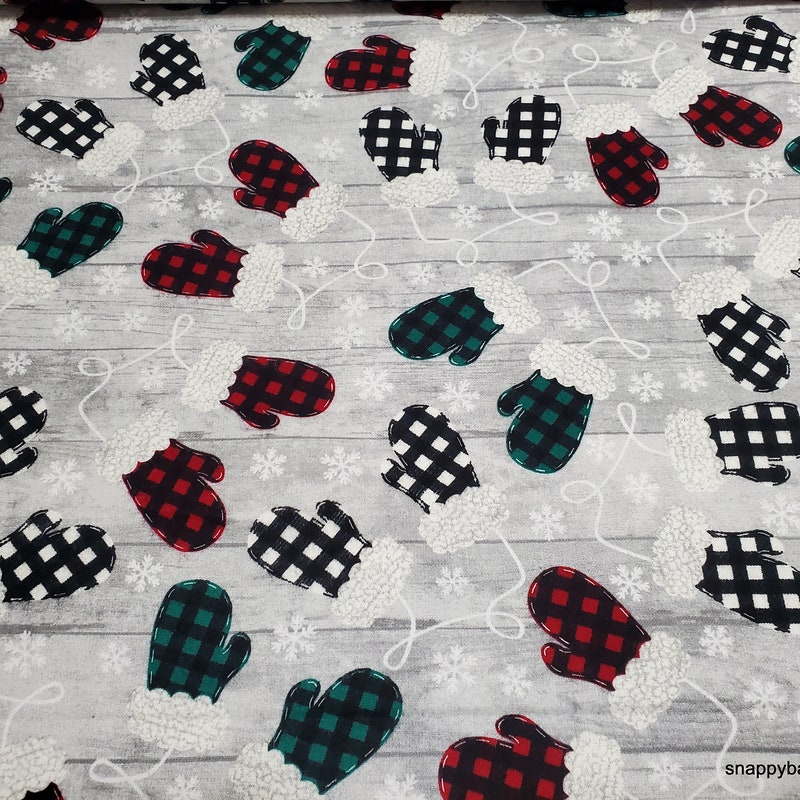 Red Flannel Check Fabric - Etsy