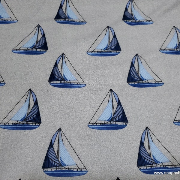 Sailboat Fabric - Etsy