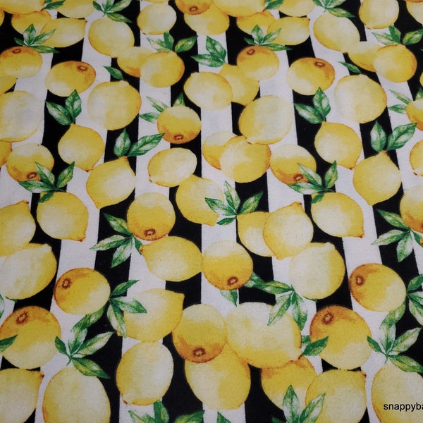 Lemon Fabric by the Yard - Etsy