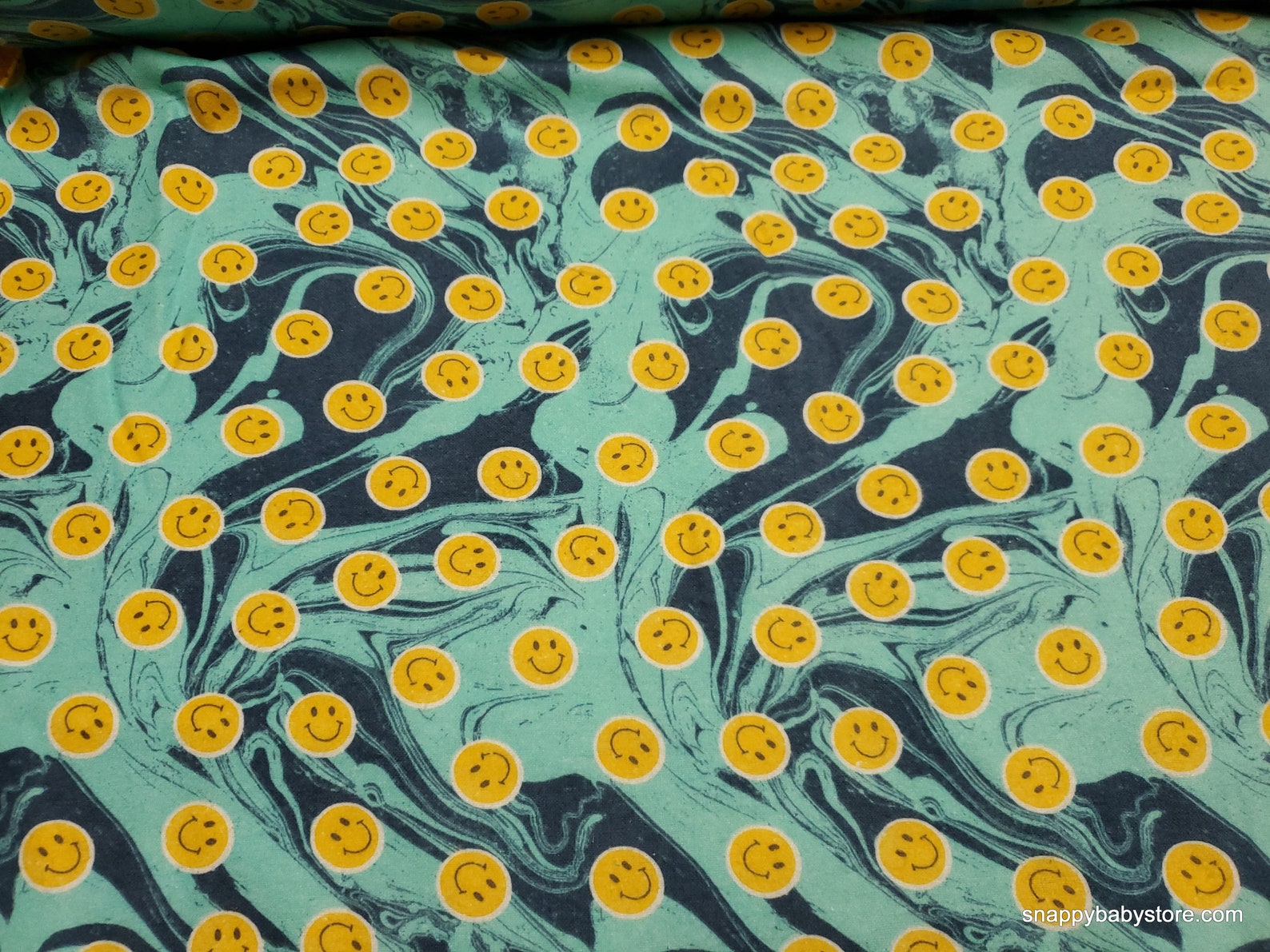 Flannel Fabric Smiley Faces on Tie Dye by the Yard 100% - Etsy