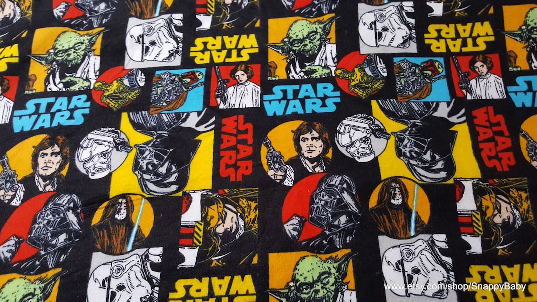 Character Flannel Fabric - Star Wars Immortals II - by the Yard - 100% ...