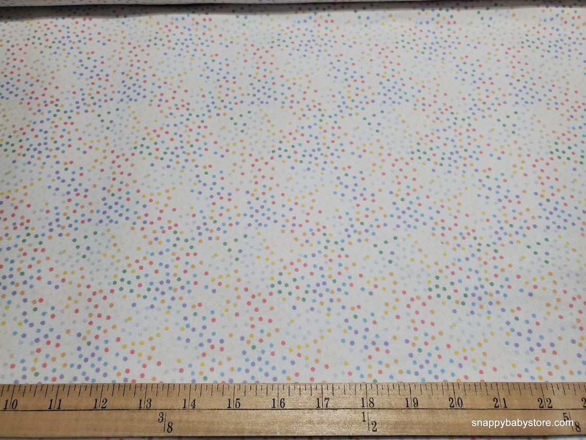 Flannel Fabric Watercolor Dots by the Yard 100% Cotton - Etsy