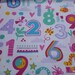 Flannel Fabric Patterned Numbers by the Yard 100% Cotton Flannel - Etsy