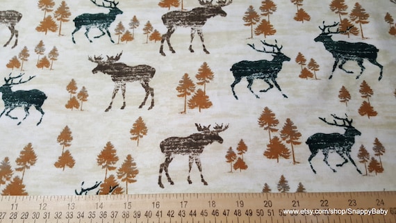 Moose Print Fabric