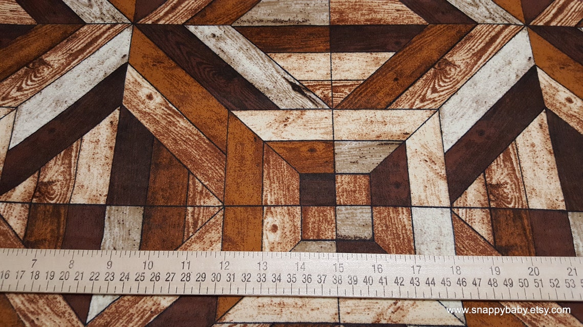 Flannel Fabric Wood Patch by the Yard 100% Cotton - Etsy
