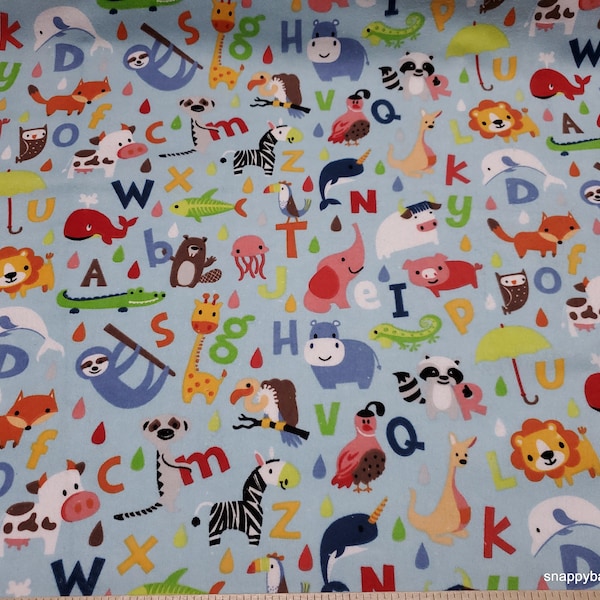 Alphabet Fabric - Etsy