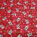 Christmas Flannel Fabric Spotted Holiday Pup by the Yard 100% Cotton ...