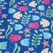 Flannel Fabric - Kissing Fish - by the Yard - 100% Cotton Flannel - Etsy