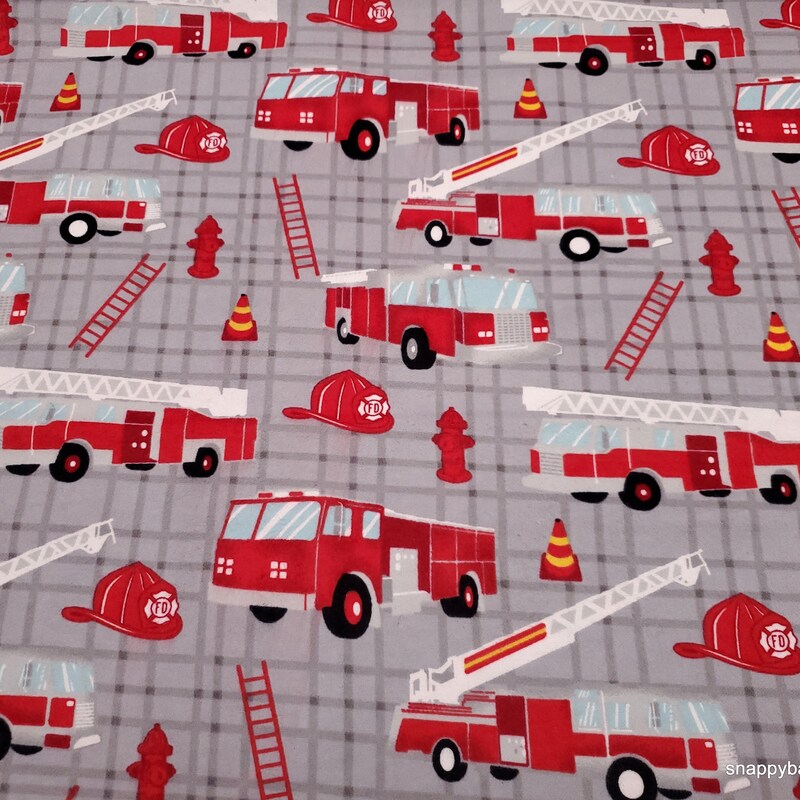 Fireman Fabric - Etsy