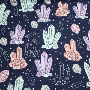 Flannel Fabric - Crystals - by the Yard - 100% Cotton Flannel - Etsy