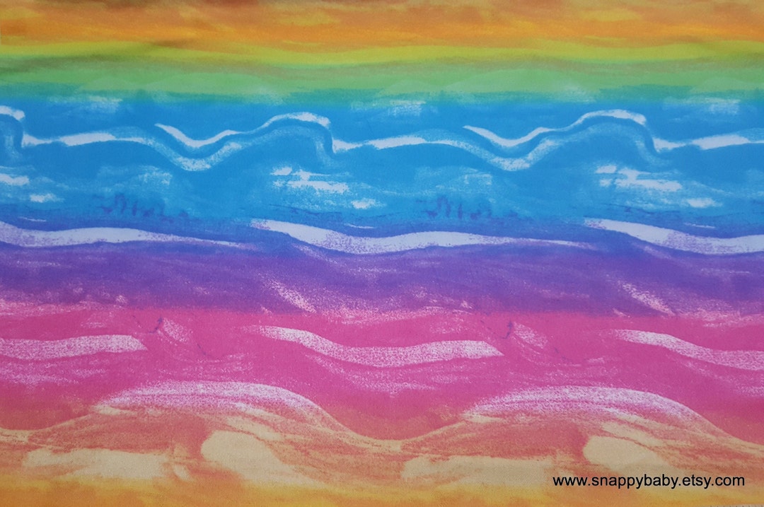 Flannel Fabric - Rainbow Tie Dye - by the Yard - 100% Cotton Flannel - Etsy