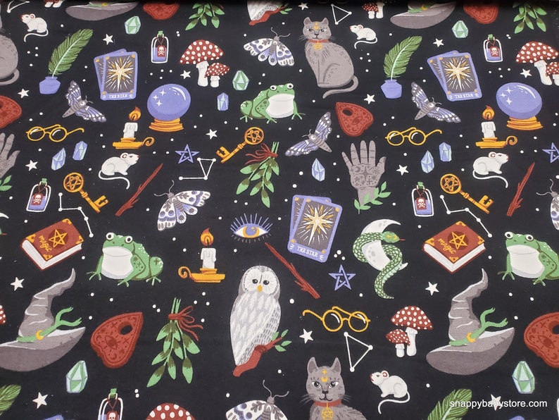 Flannel Fabric - Magic Icons - by the Yard - 100% Cotton Flannel - Etsy