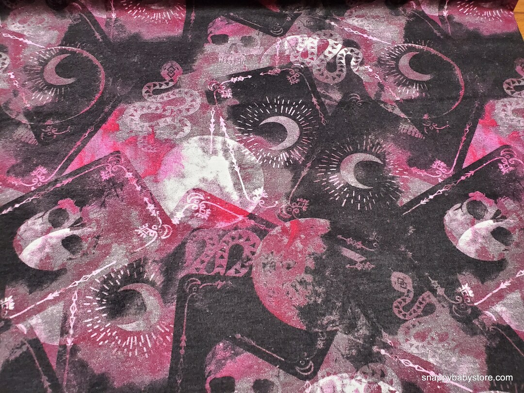 Flannel Fabric - Faded Tarot Cards - by the Yard - 100% Cotton Flannel ...