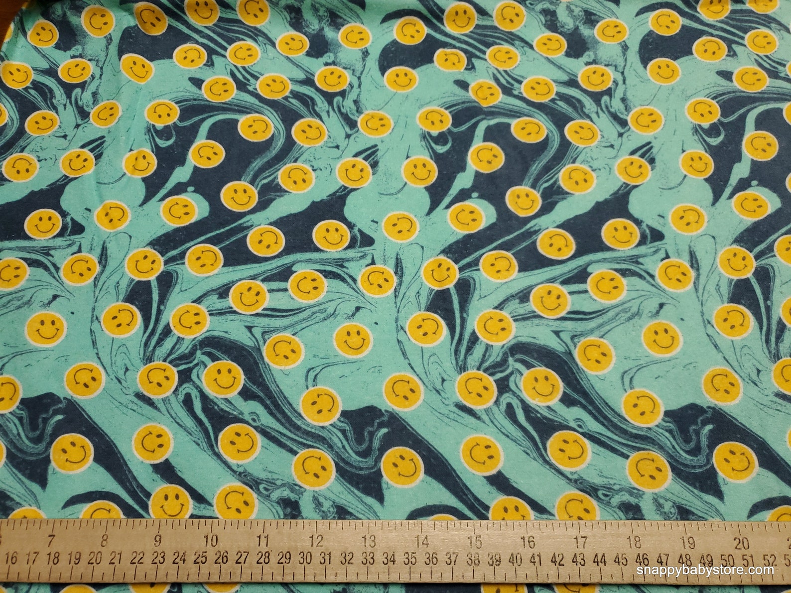Flannel Fabric Smiley Faces on Tie Dye by the Yard 100% - Etsy