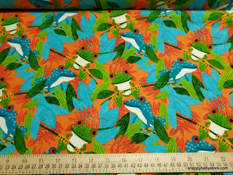 Flannel Fabric Tree Frogs by the Yard 100% Cotton - Etsy