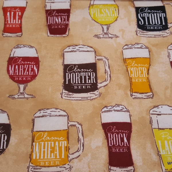 Beer Fabric - Etsy