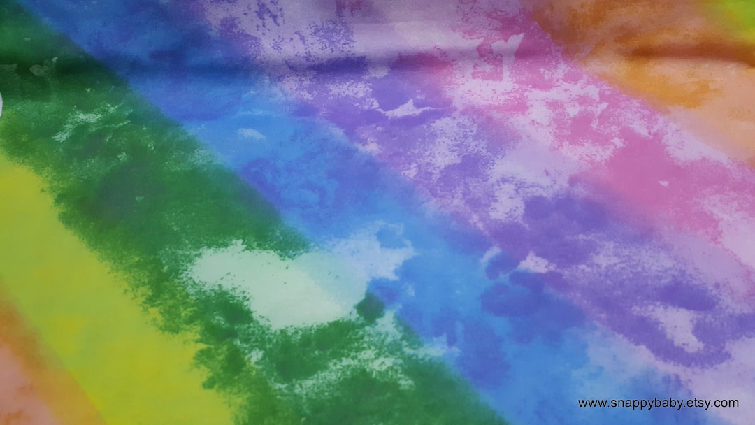 Flannel Fabric Watercolor Multi by the Yard 100% Cotton - Etsy