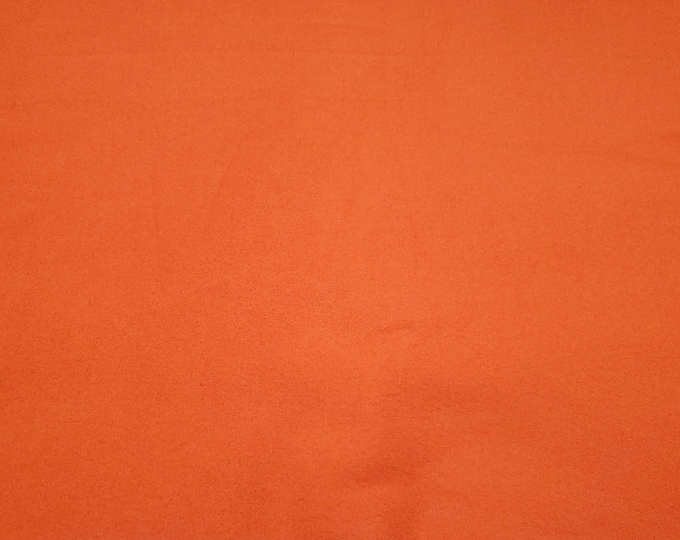 Solid Orange Flannel Fabric by the Yard - Etsy