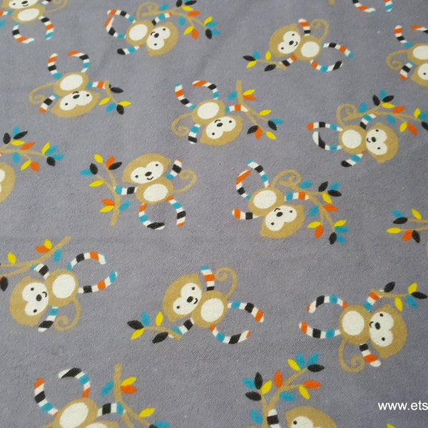 Monkey Flannel - Etsy