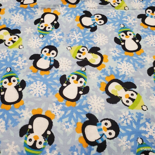 Penguin Fabric - Etsy