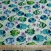 Flannel Fabric - Bright Ocean Fish - by the Yard - 100% Cotton Flannel ...