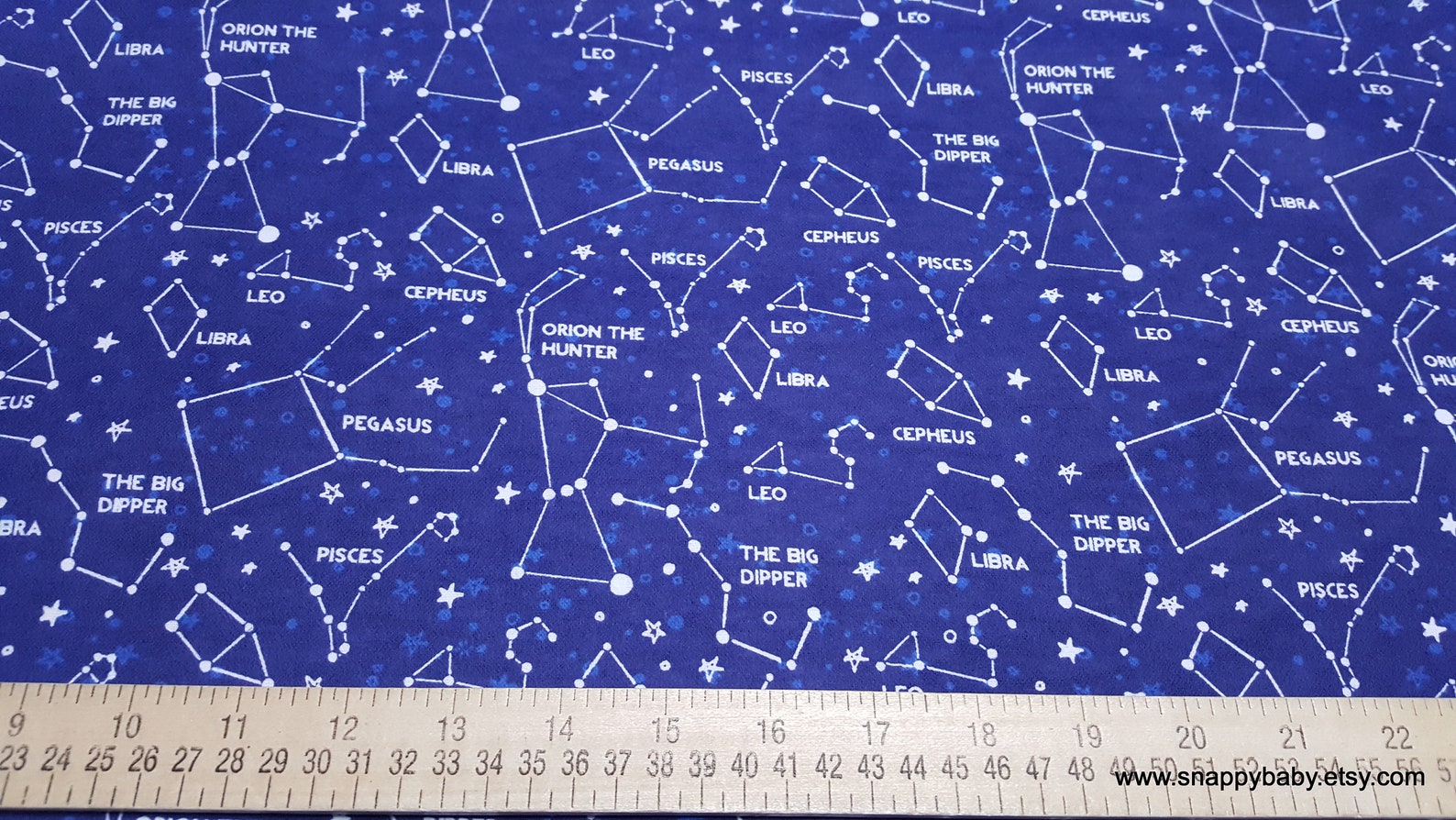 Flannel Fabric Zodiac Sky by the Yard 100% Cotton - Etsy
