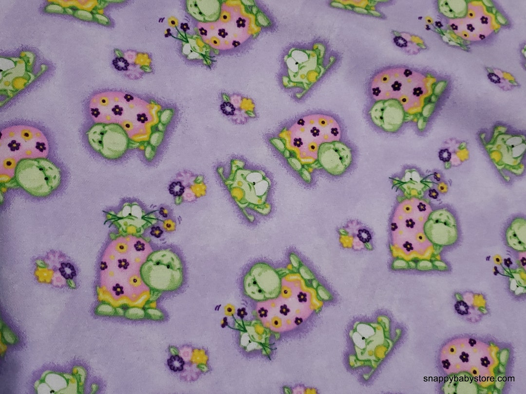 Flannel Fabric - Free Loading Frog - by the Yard - 100% Cotton Flannel ...