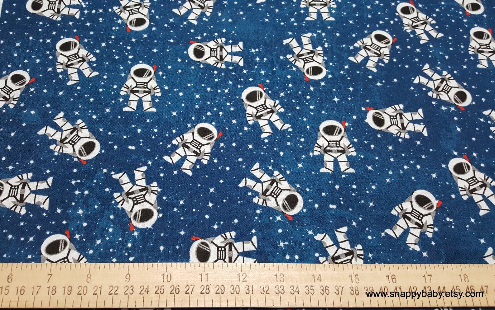 Flannel Fabric Astronaut in Space by the Yard 100% - Etsy
