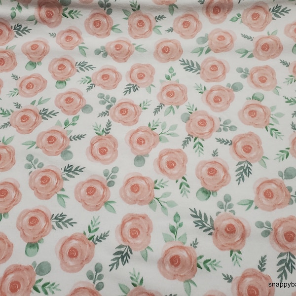 Peach Fabric Flowers - Etsy