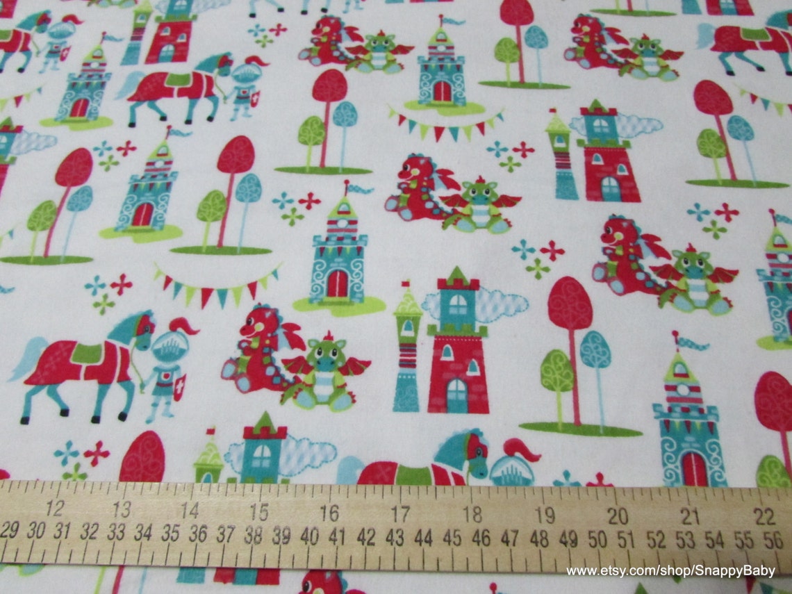 Flannel Fabric - Magic Kingdom - by the Yard - 100% Cotton Flannel - Etsy