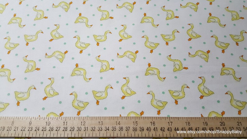 Flannel Fabric Tossed Ducks by the Yard 100% Cotton - Etsy