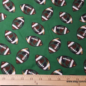 Flannel Fabric - Camo Football - by the Yard - 100% Cotton Flannel - Etsy
