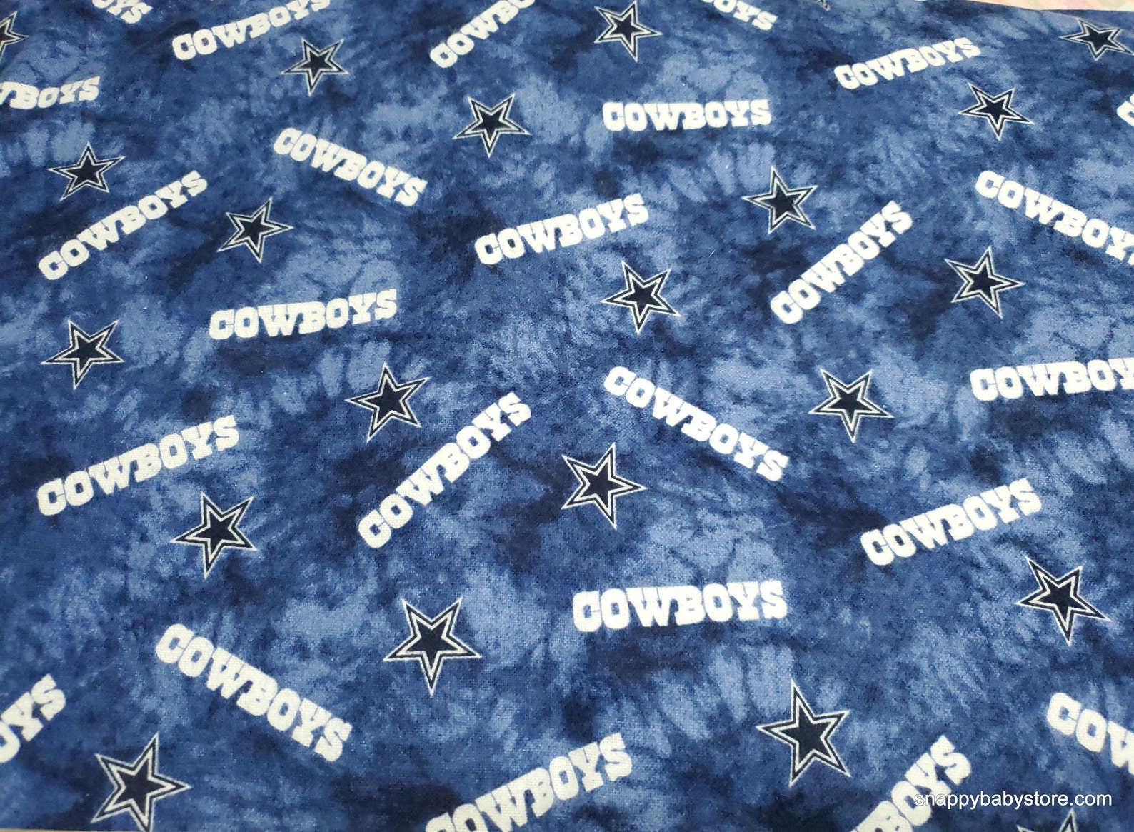 Team Flannel Fabric Dallas Cowboys Tie Dye By the yard | Etsy