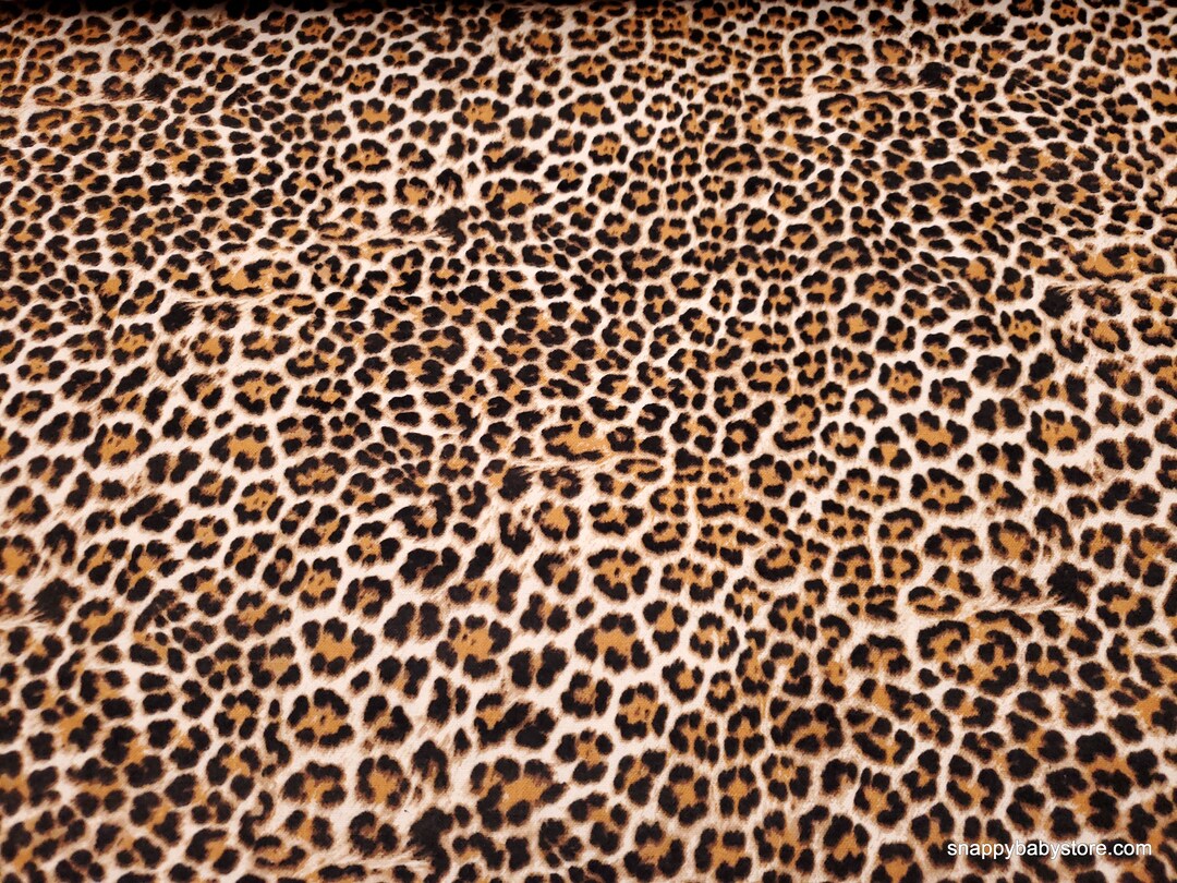 Flannel Fabric - Leopard Print - by the Yard - 100% Cotton Flannel - Etsy