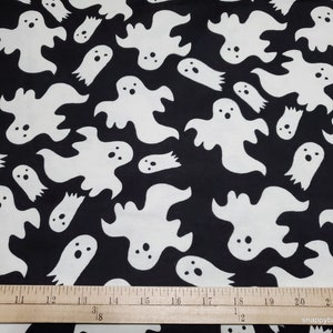 Glow in the Dark Flannel Fabric - Ghost Glow in the Dark - by the Yard ...