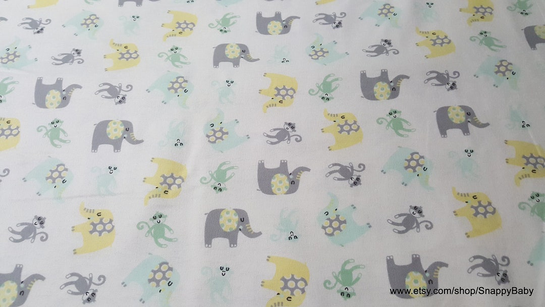 Flannel Fabric - Adventure Tossed Neutral - by the Yard - 100% Cotton ...