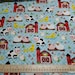 Flannel Fabric - Farm Animals and Barn - by the Yard - 100% Cotton ...