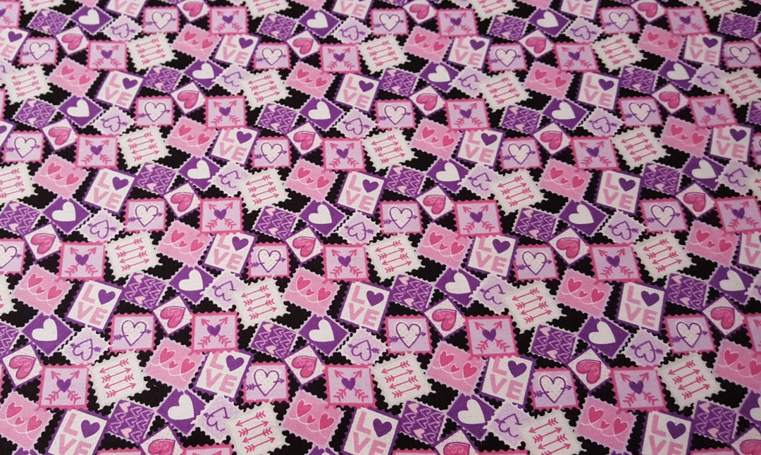 Flannel Fabric - Love Notes - by the Yard - 100% Cotton Flannel - Etsy