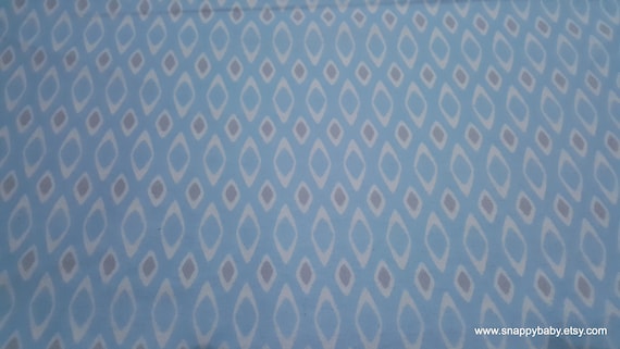 Flannel Fabric Blue Geo by the Yard 100% Cotton Flannel - Etsy