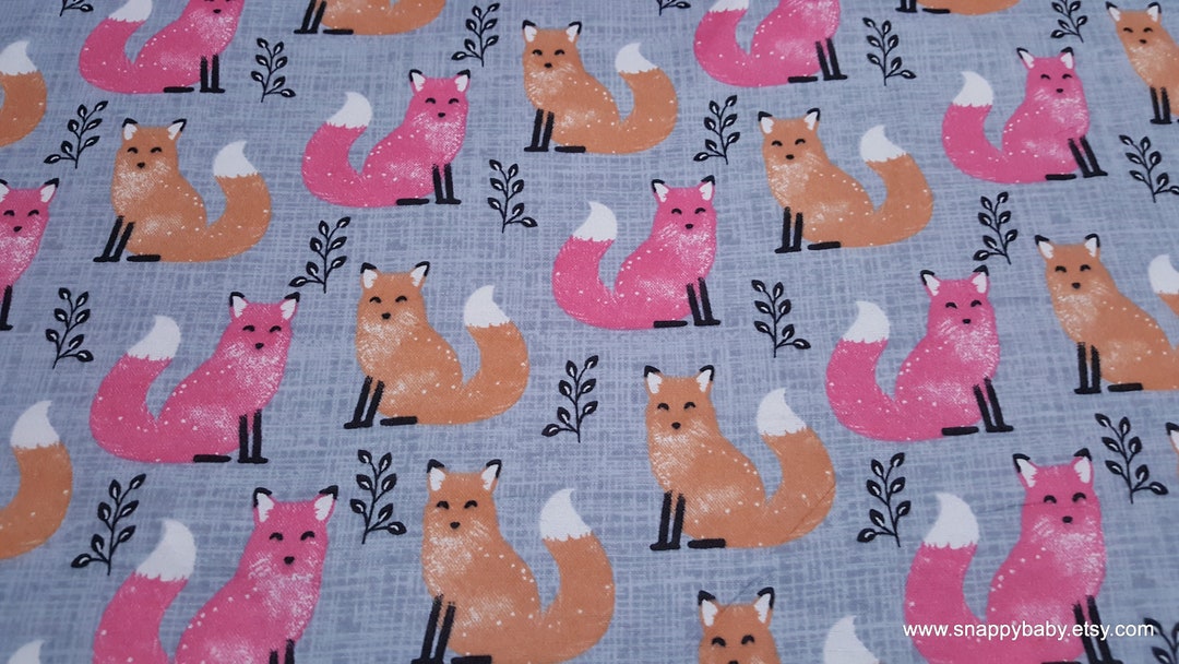 Flannel Fabric - Ombre Tonal Fox - by the Yard - 100% Cotton Flannel - Etsy