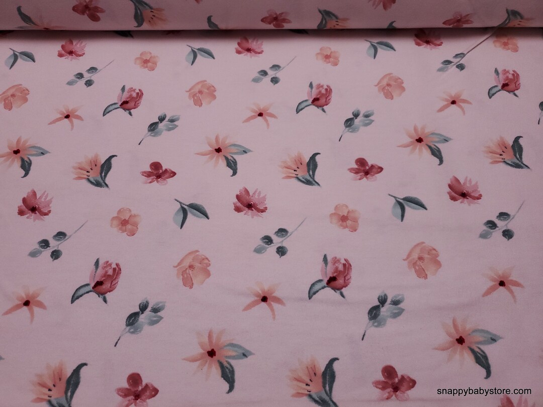 Flannel Fabric - Fresh Picked Floral - by the Yard - 100% Cotton ...