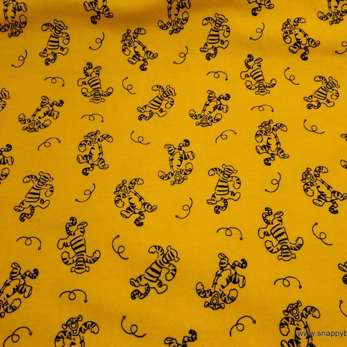 Character Flannel Fabric Tigger by the Yard 100% Cotton - Etsy